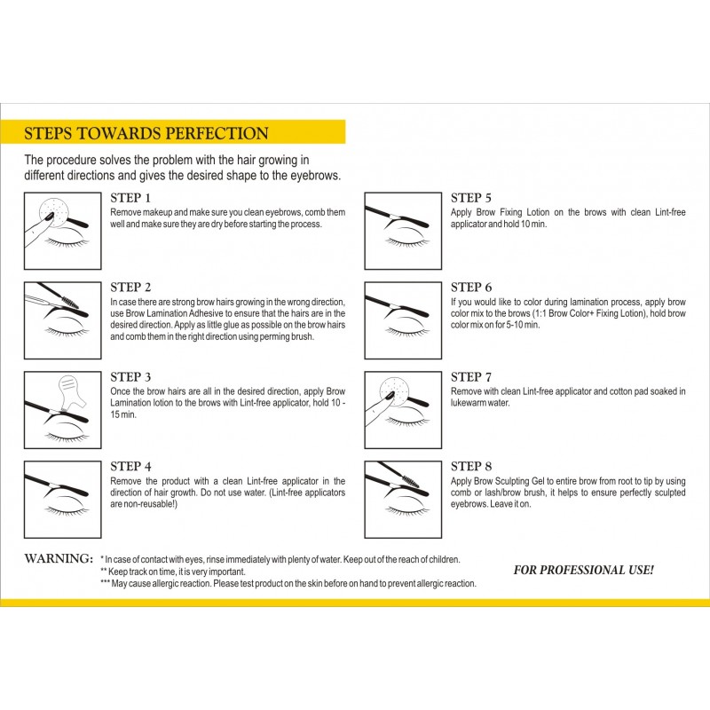 Brow Lamination Starter Kit
